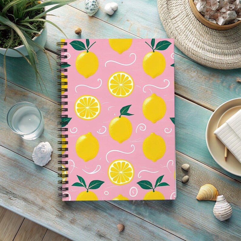 Fun Lemons Personal Journal, Notebook Gifts to Manage Stress and ...