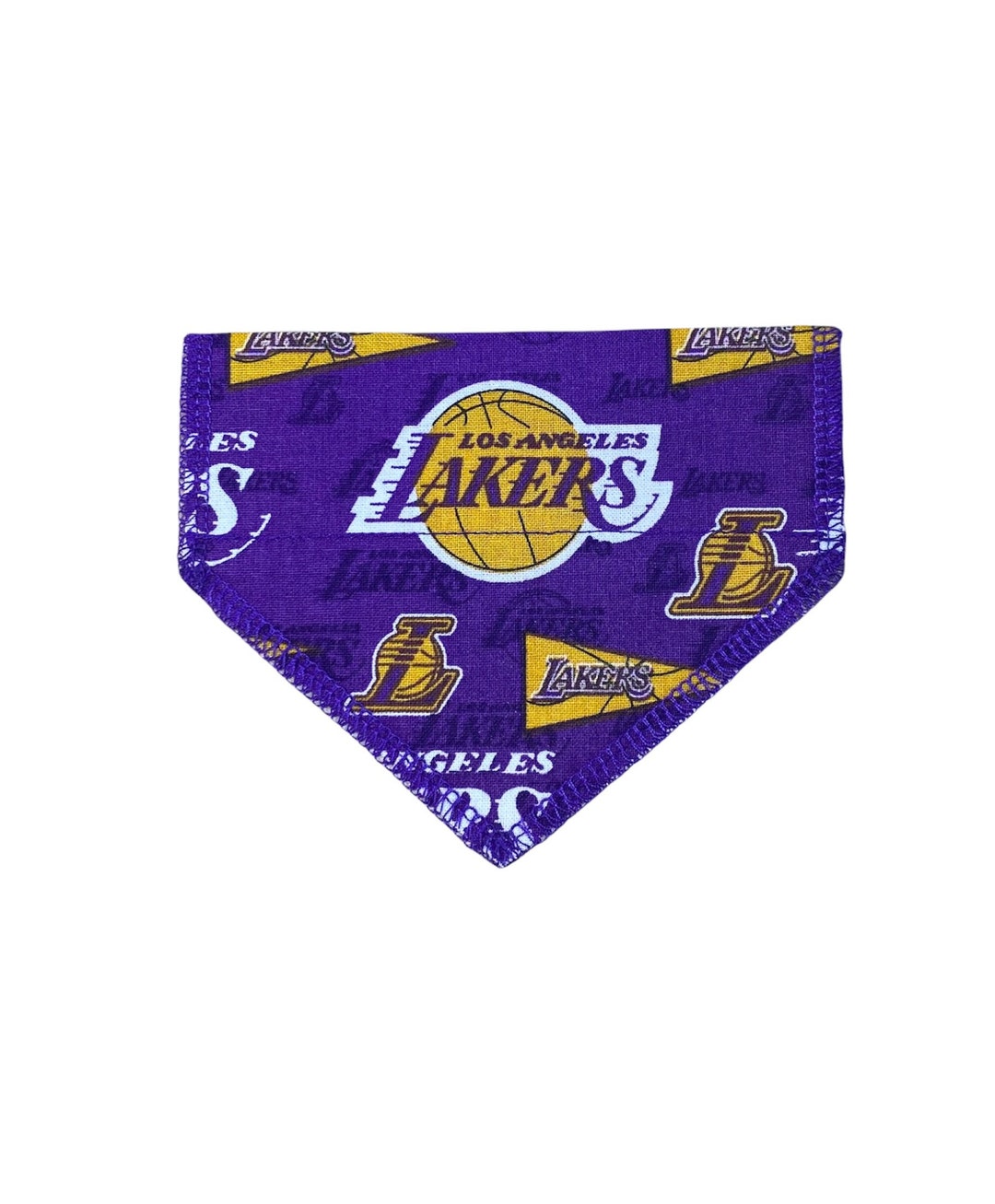 Los Angeles Lakers Cat Bandana slides onto cat's existing collar - Etsy ...