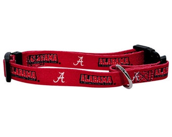 Leather Dog Collar Alabama - Etsy