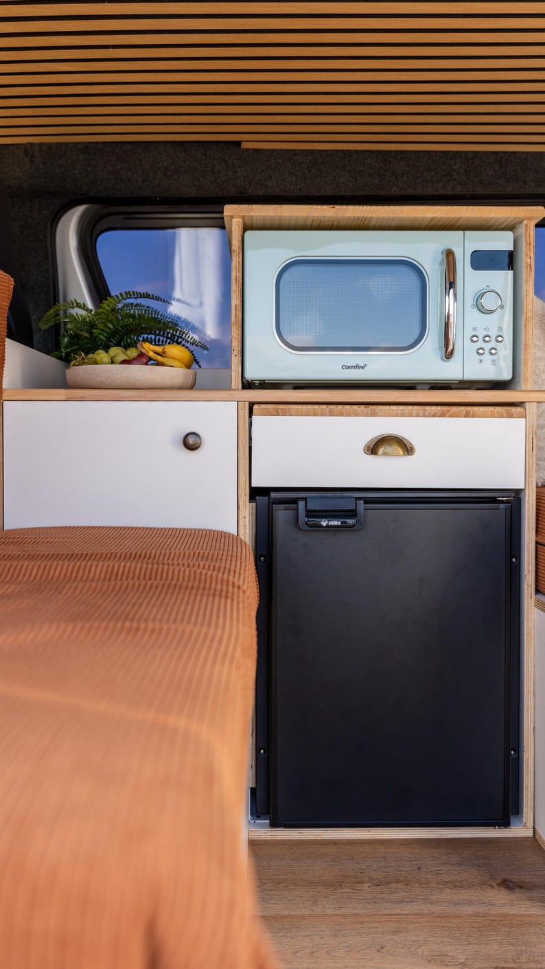 Campervan Kit With Front Unit Seating Area, Fridge Space and Side ...