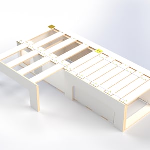 DIGITAL DOWNLOAD (PDF): Side Sliding Bed Frame for Campervan Including ...