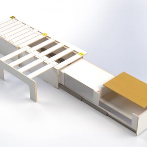 DIGITAL DOWNLOAD (PDF): Side Sliding Bed Frame for Campervan Including ...