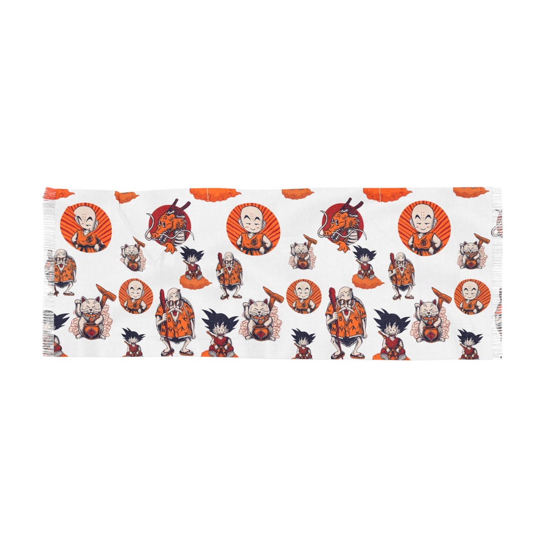 DBZ Anime-inspired Light Scarf, Lightweight Fashion Accessory ...