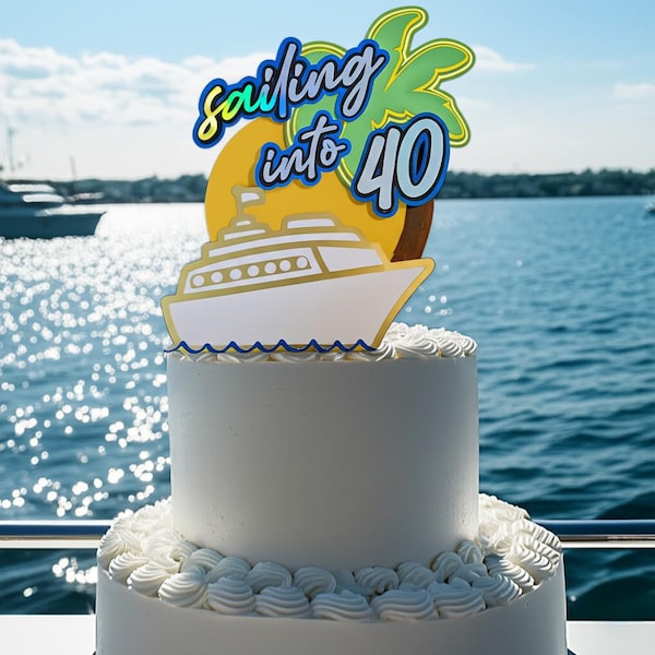 Nautical Cake Topper - Etsy