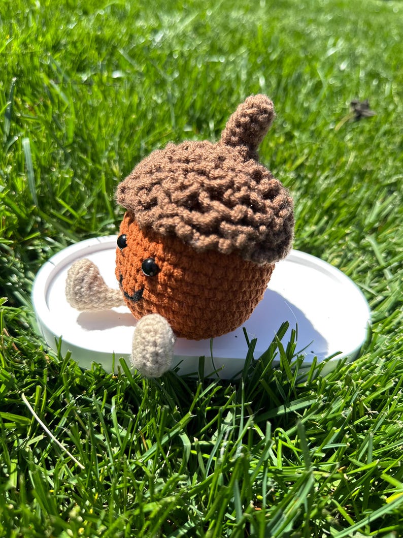 Amigurumi Handmade Crochet Acorn Plush: Fall Decor Amigurumi Doll - Etsy