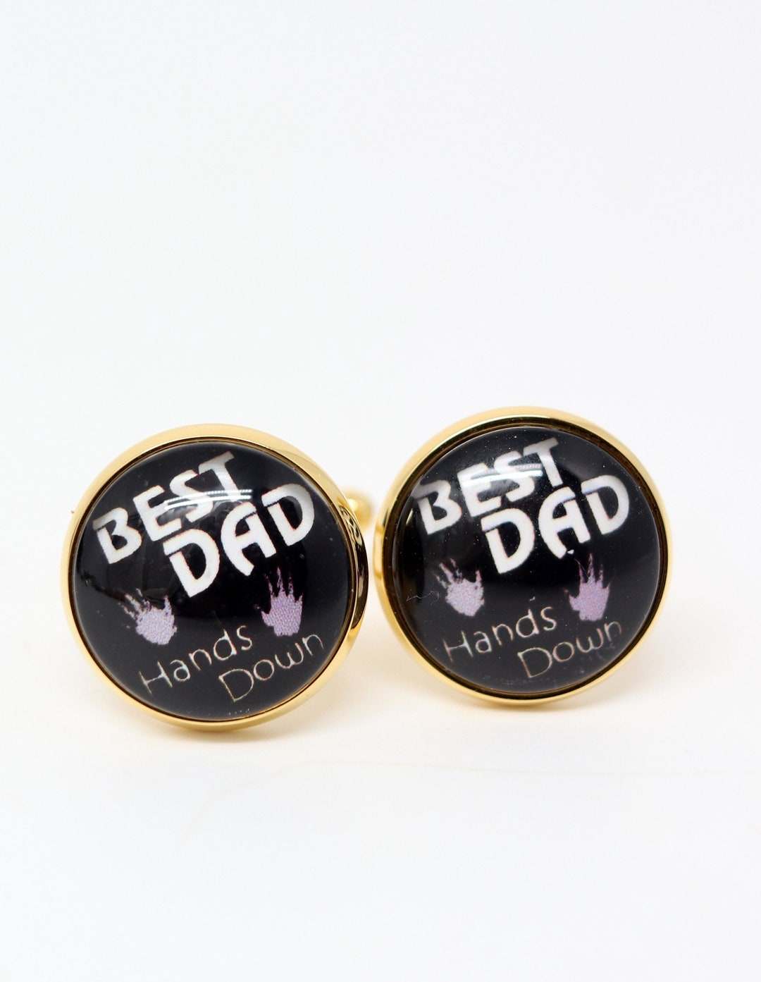 Best Dad Cuff Links, Gold Tone Cufflinks for Dad, Son to Father Gift ...