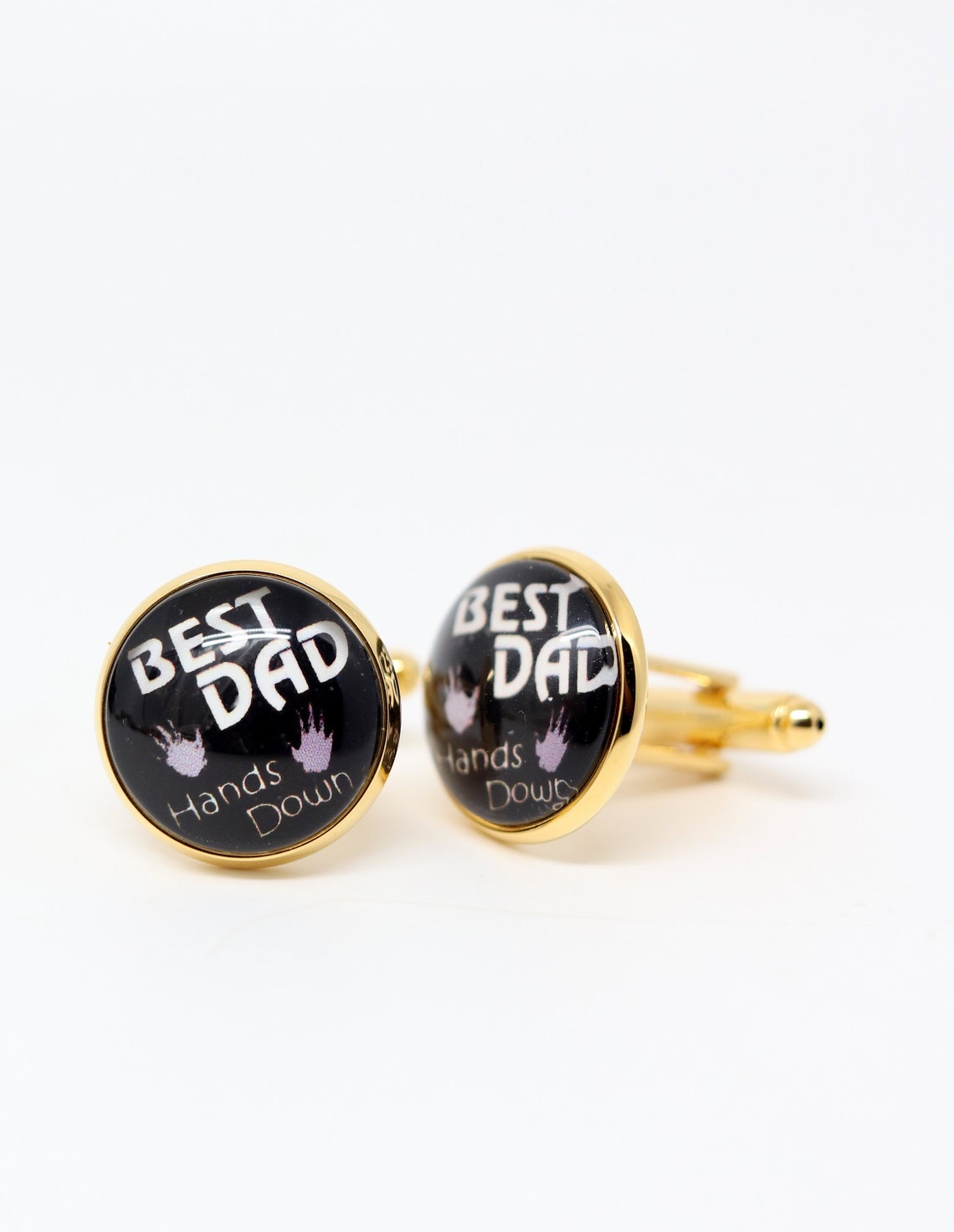Best Dad Cuff Links, Gold Tone Cufflinks for Dad, Son to Father Gift ...