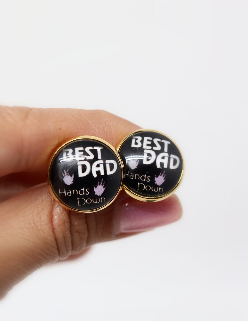 Best Dad Cuff Links, Gold Tone Cufflinks for Dad, Son to Father Gift ...