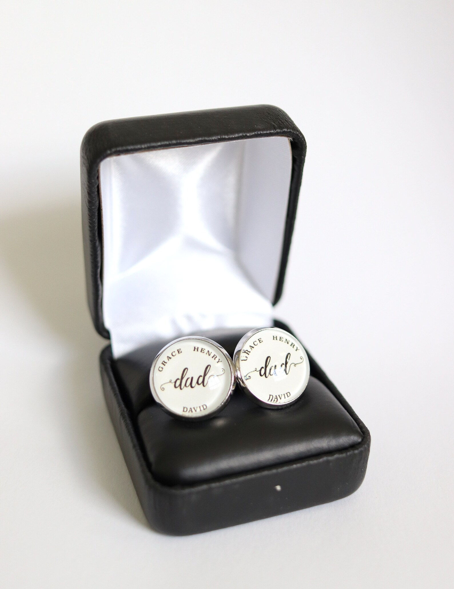 Personalized Cufflinks, Dad Gift From Daughter, Gift From Son, Dad ...