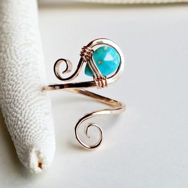 Adjustable Wire Ring - Etsy