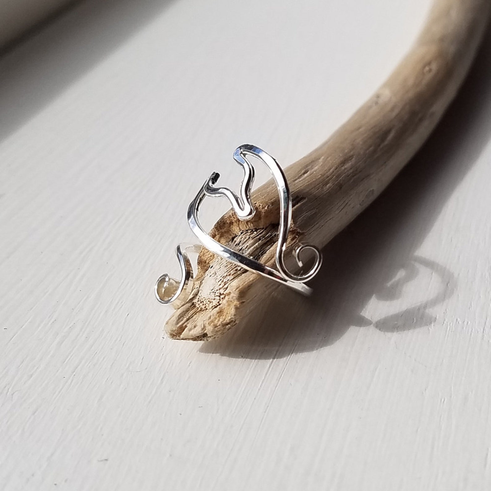 Wire Mermaid Tail Ring Adjustable Mermaid Ring Dolphin Tail - Etsy