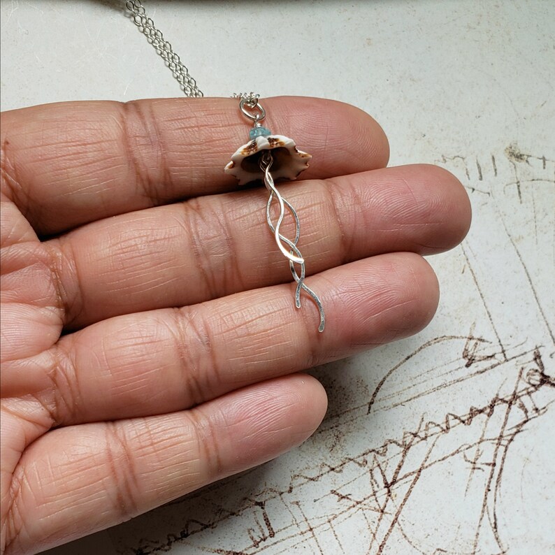 Jellyfish Necklace, Opihi Shell Necklace, Hawaiian Shell Necklace ...