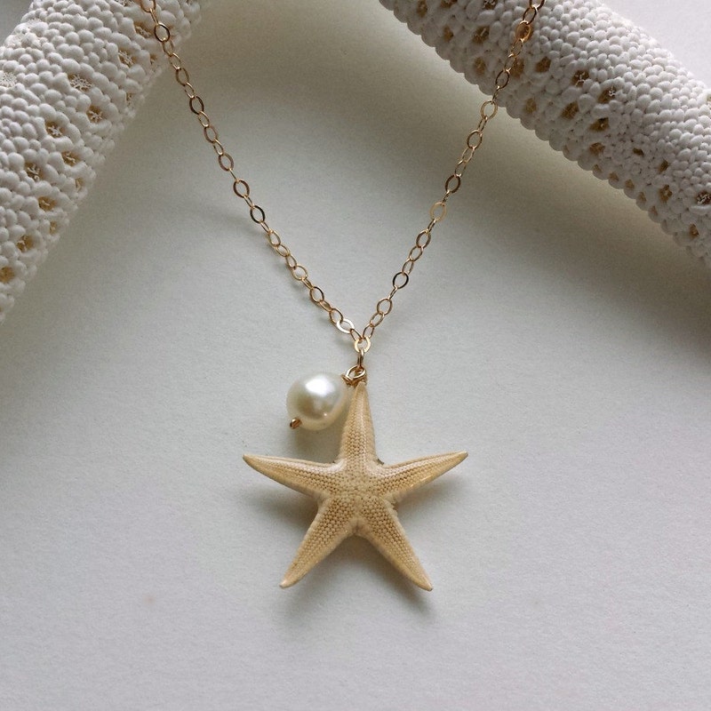 Starfish Necklace - Etsy