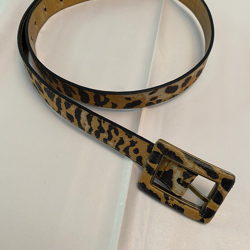 Leopard Print Belt - Etsy
