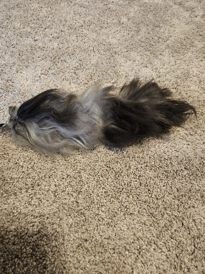 Grey Wolf Yarn Tail !! (need Gone) - Etsy