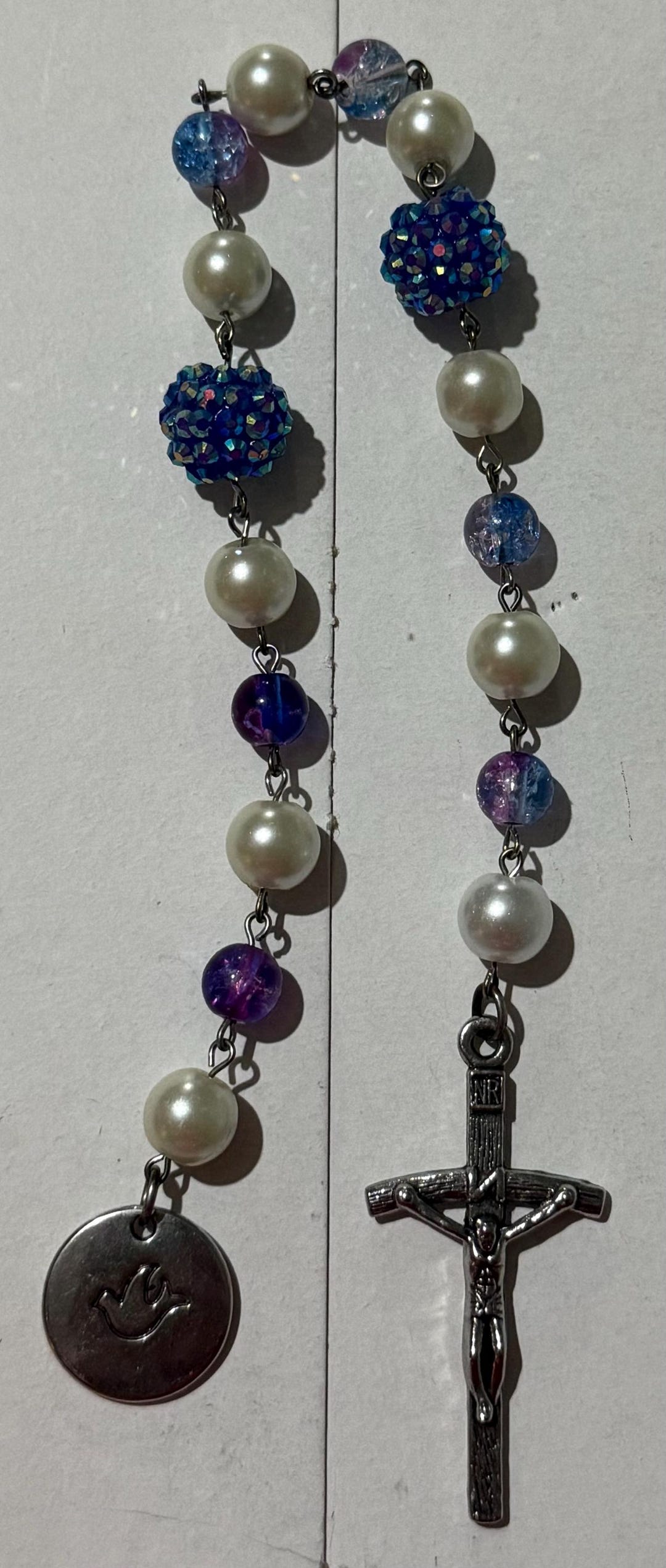 Jesus Cross Beaded Strand - Etsy