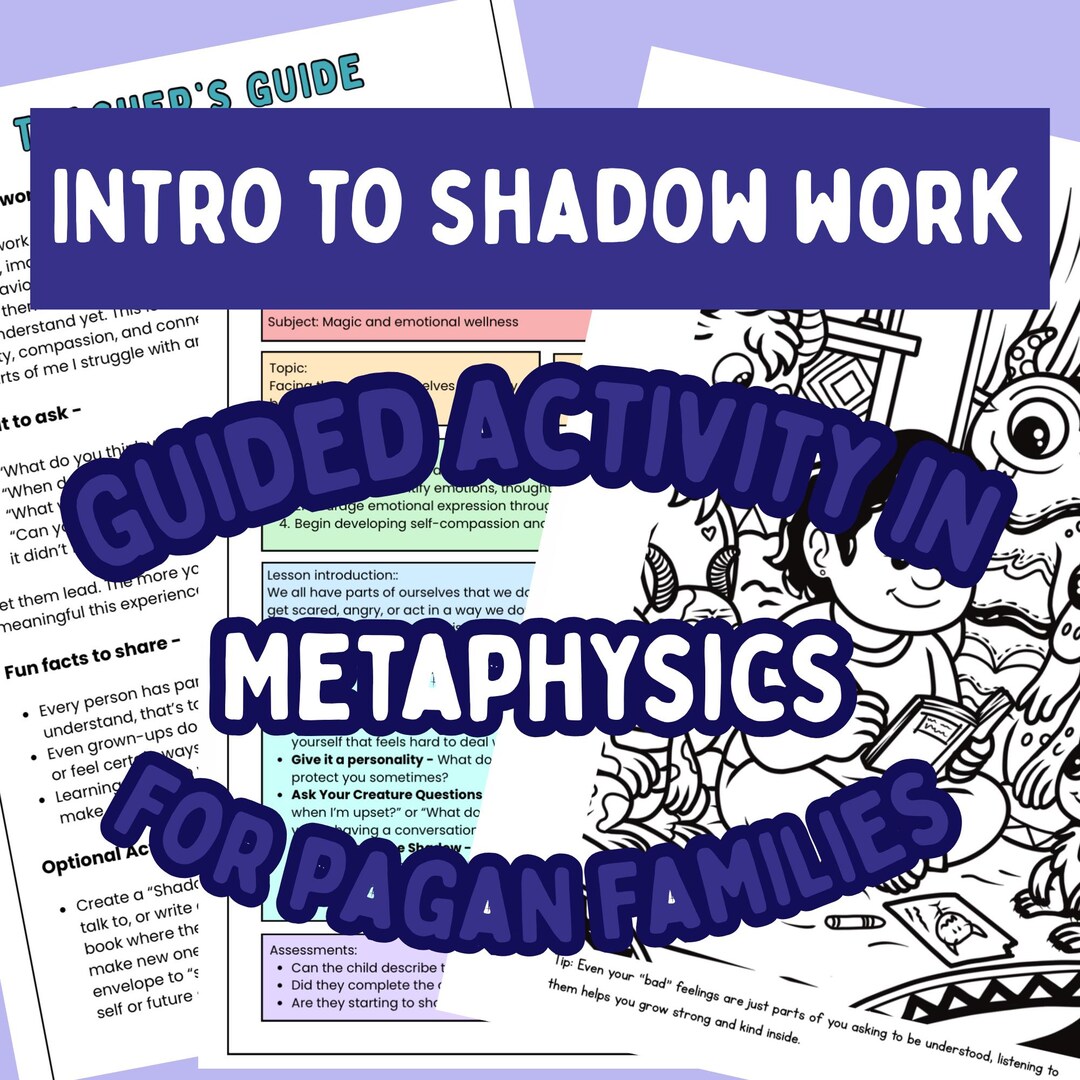 Shadow Work for Kids Printable | Emotional Wellness & Inner Magic ...