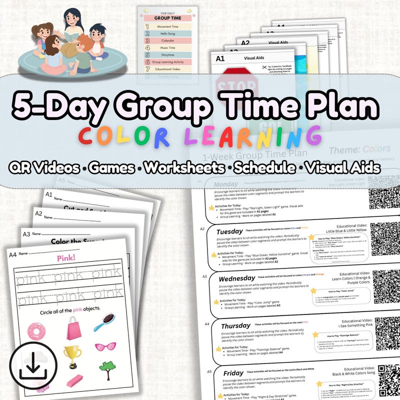 Group Time Visuals - Etsy