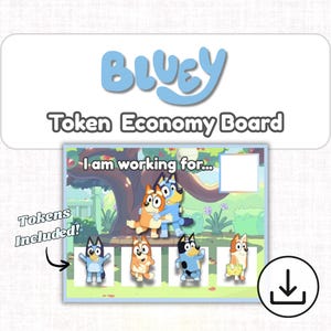 Bluey Token Economy Board - Etsy