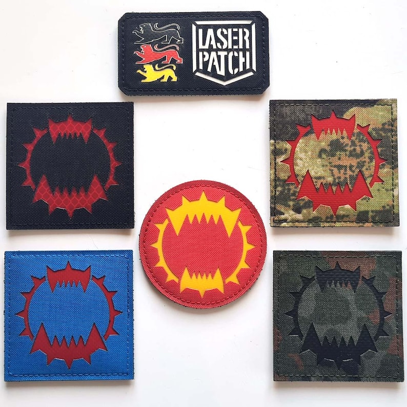 World Eaters Laser Patch - Morale Patch - Cordura Custom With Velcro - Etsy