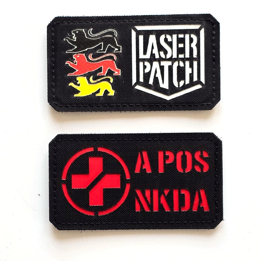 Army Medic | EMC | Blood Type | Blood Group - Lasercut Cordura Custom ...