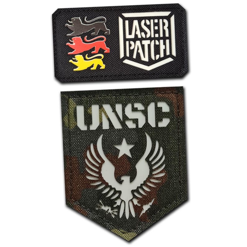 Halo - UNSC Spartan II | Unit Emblem Coaster | Lasercut Custom Patch ...