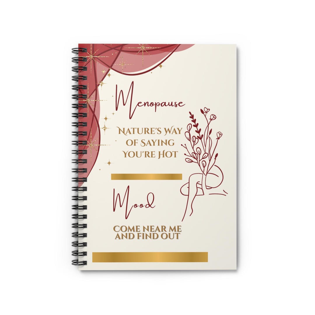 Menopause Journal: Funny Hot Flash Notebook, Ruled Pages - Etsy
