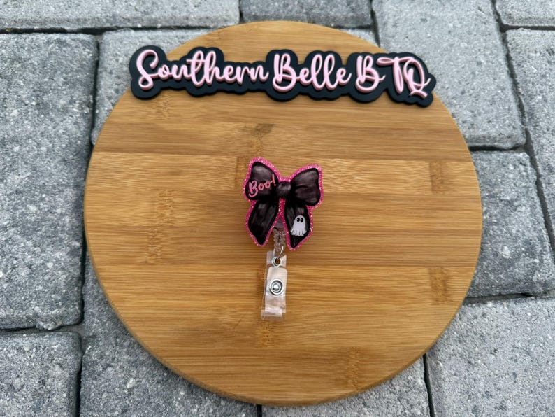Black Boo Bow - Etsy