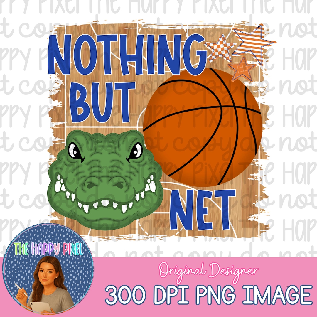 Gators Basketball PNG | Hand Drawn Mascot Clipart (digital Download) - Etsy