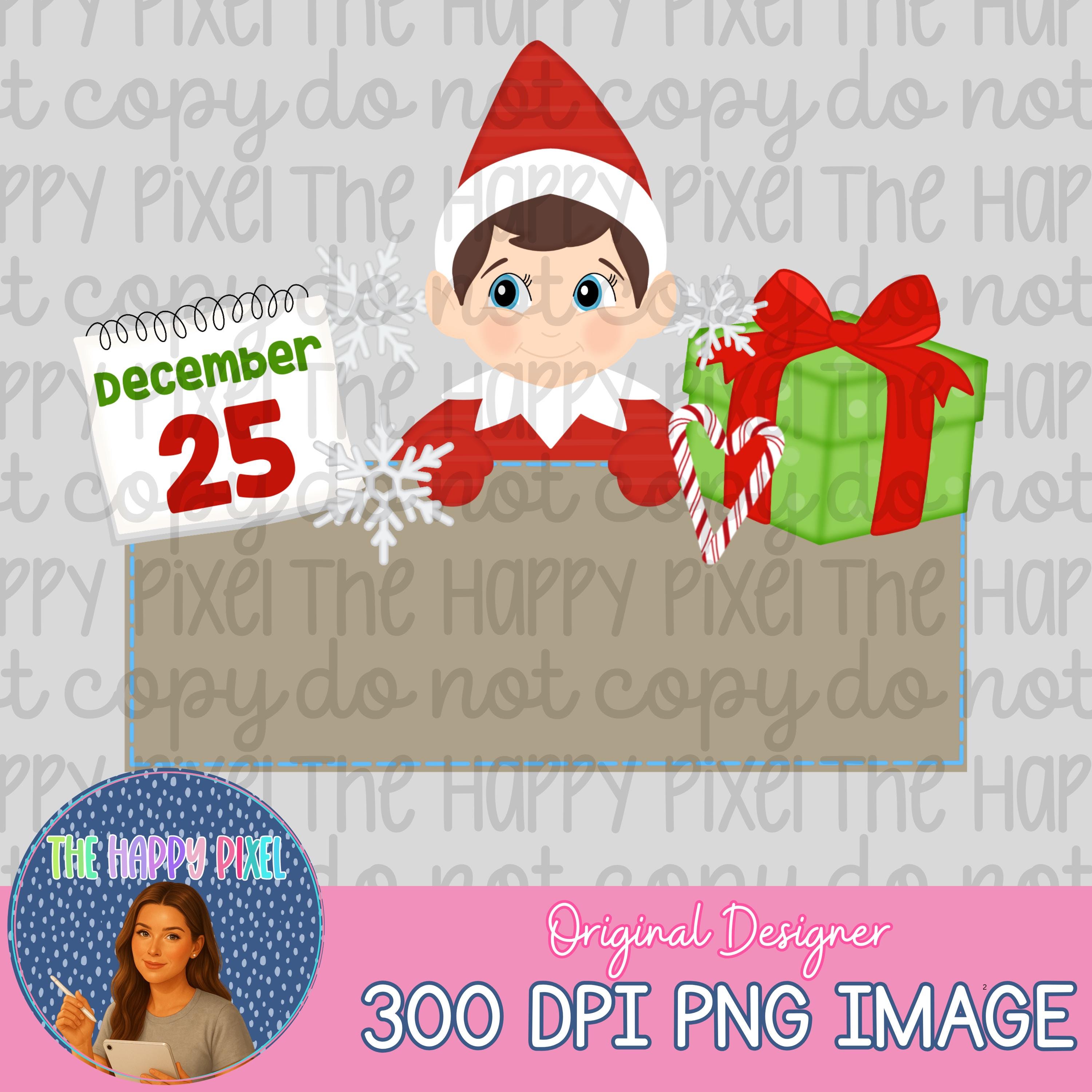 DTF File | Digital Download | Shirt Transfer | DTF | Elf Design | PNG ...