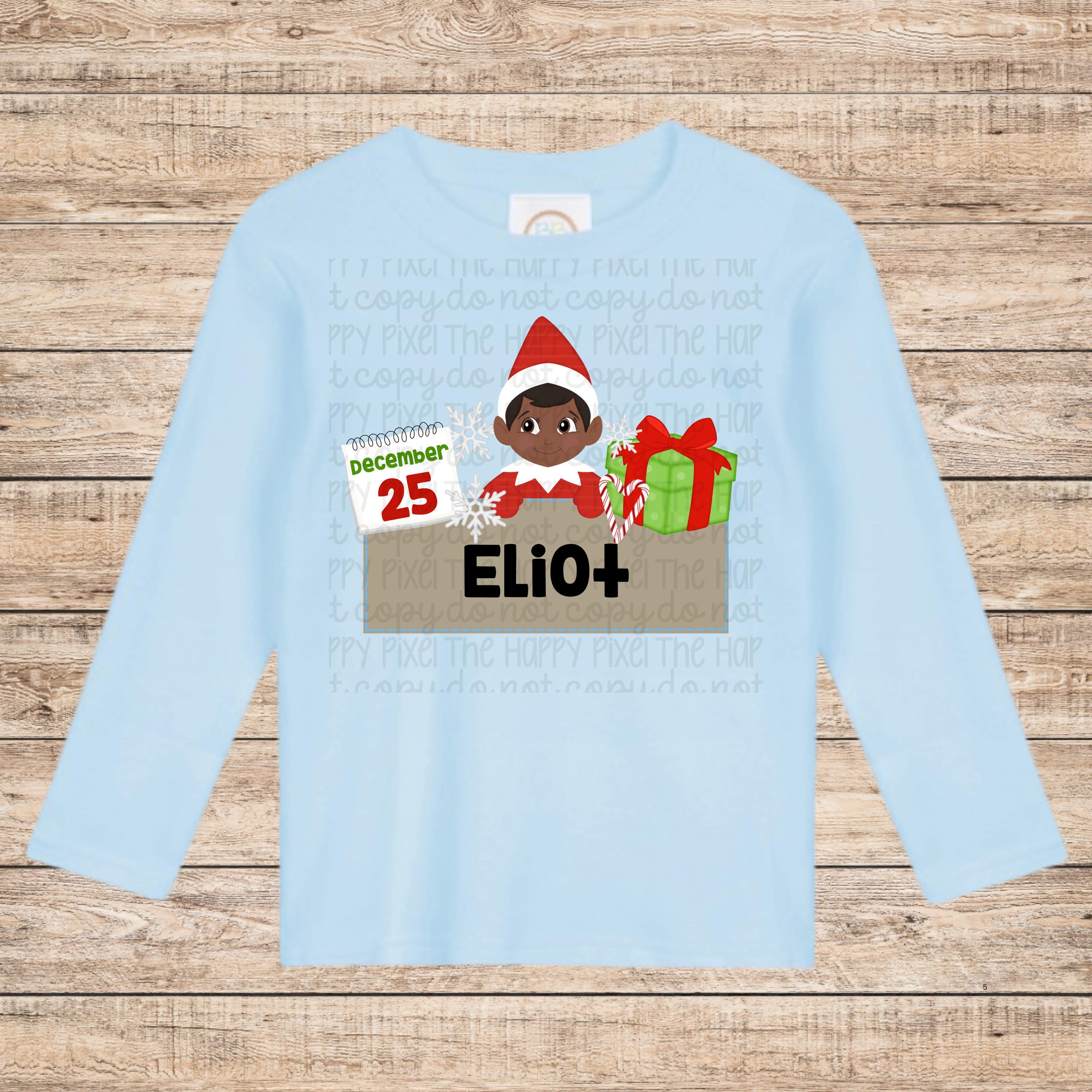 DTF File | Digital Download | Shirt Transfer | DTF | Elf Design | PNG ...