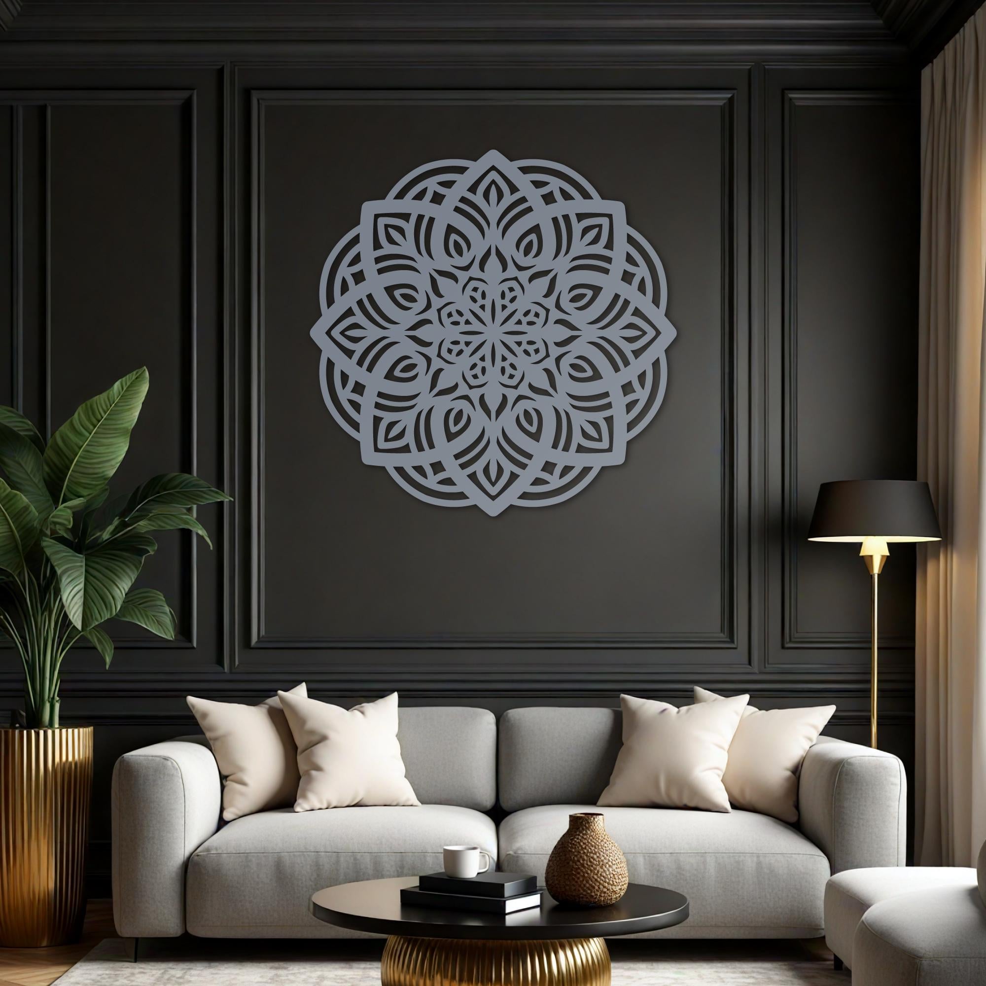 Mandala Wood Wall Art, Mandala Wall Hanging, Elegant Wooden Mandala ...