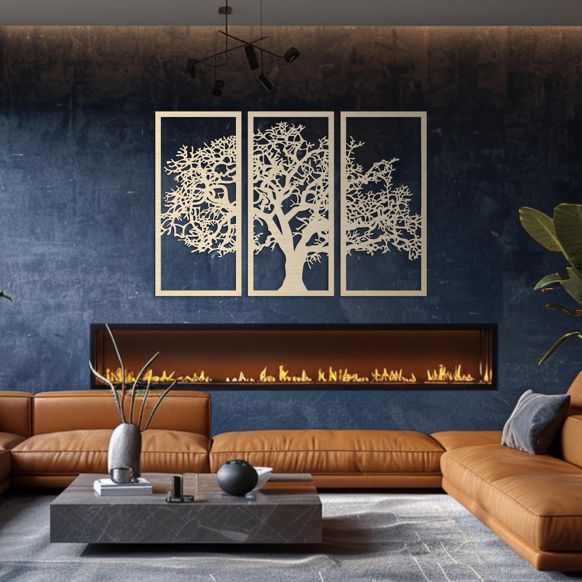 Wood Tree of Life Wall Hanging, Tree of Life Wood Wall Art, Tree Design ...