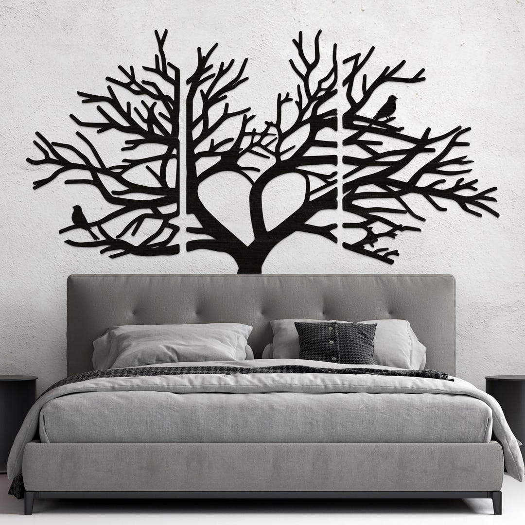 Wooden Tree Wall Art, Tree of Life Wall Decor, Tree of Life Wooden Wall ...