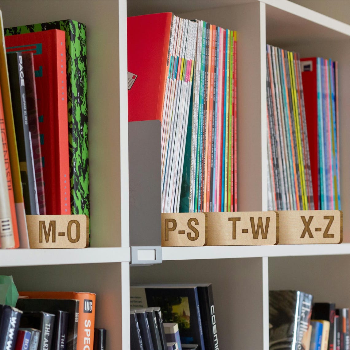 Record Separator, Book Separator, Wooden Record Divider, Record ...