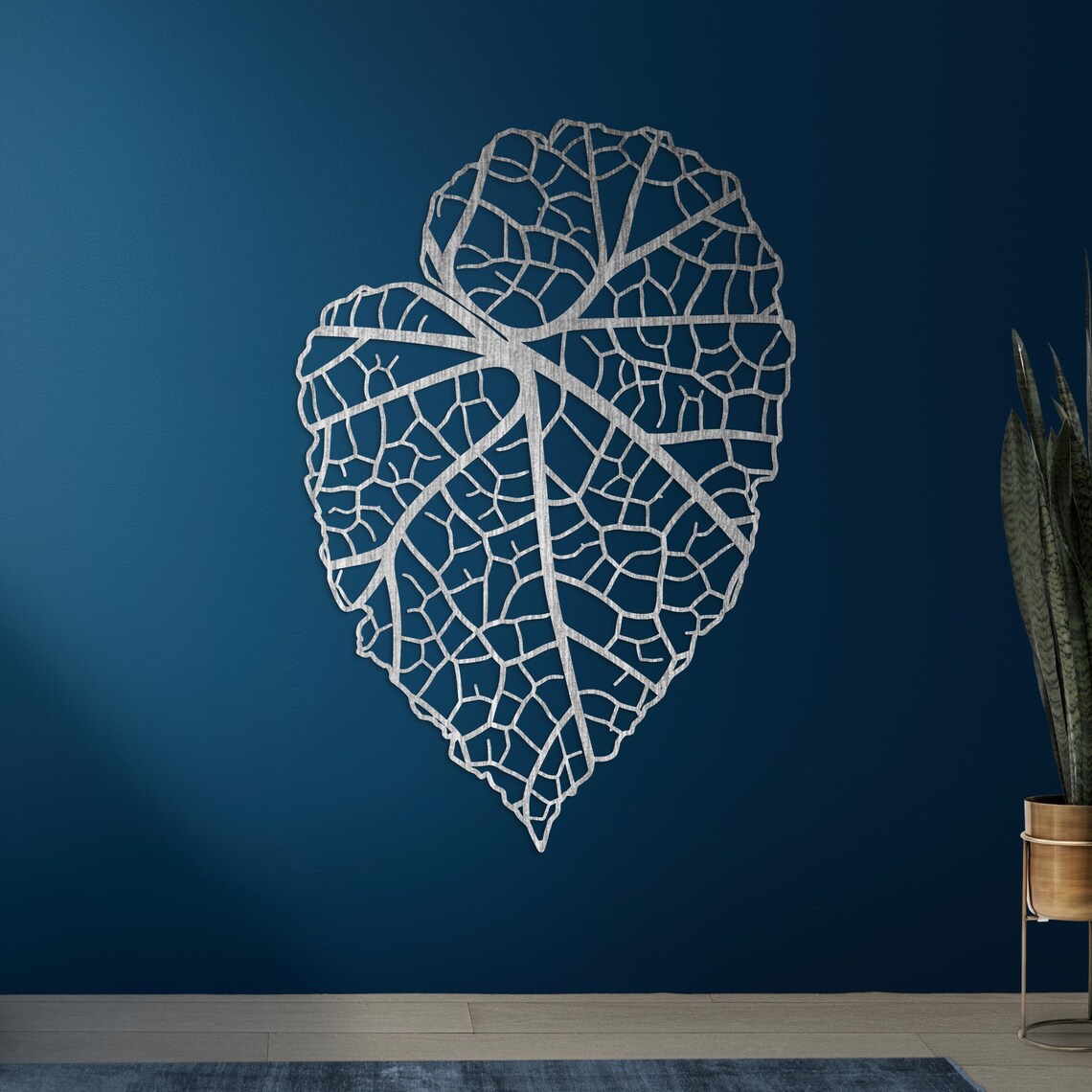 Leaf Wall Art Wood, Large Wooden Leaf Wall Art, Leaf Wall Wood Hanging ...