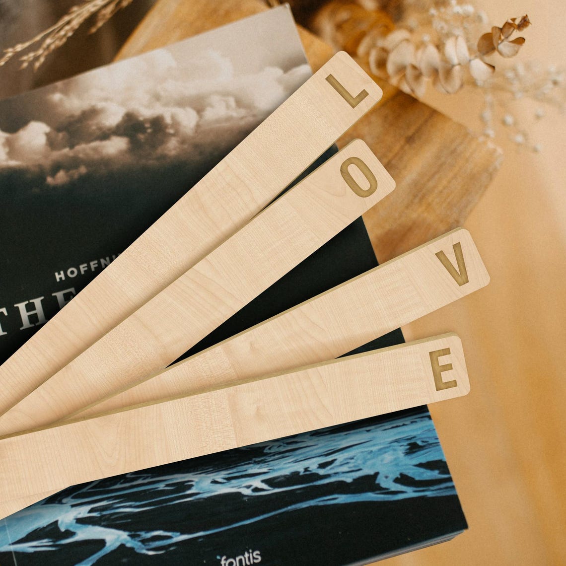 Record Separator, Book Separator, Wooden Record Divider, Record ...