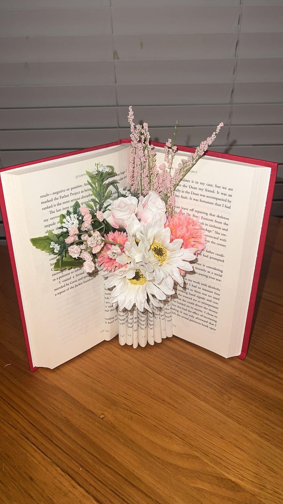 Flower Book Centerpiece - Etsy