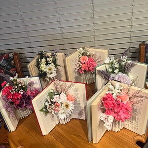 Flower Book Centerpiece - Etsy