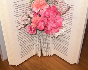 Flower Book Centerpiece - Etsy