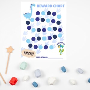 Dinosaur Reward Chart Instant Download | Printable Kids Behavior ...