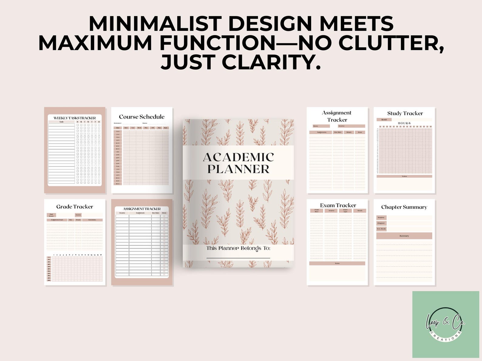 Academic Planner & Assignment Tracker | Homeschool Planner for Students ...