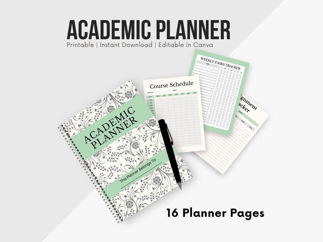 Academic Planner & Assignment Tracker | Homeschool Planner for Students ...