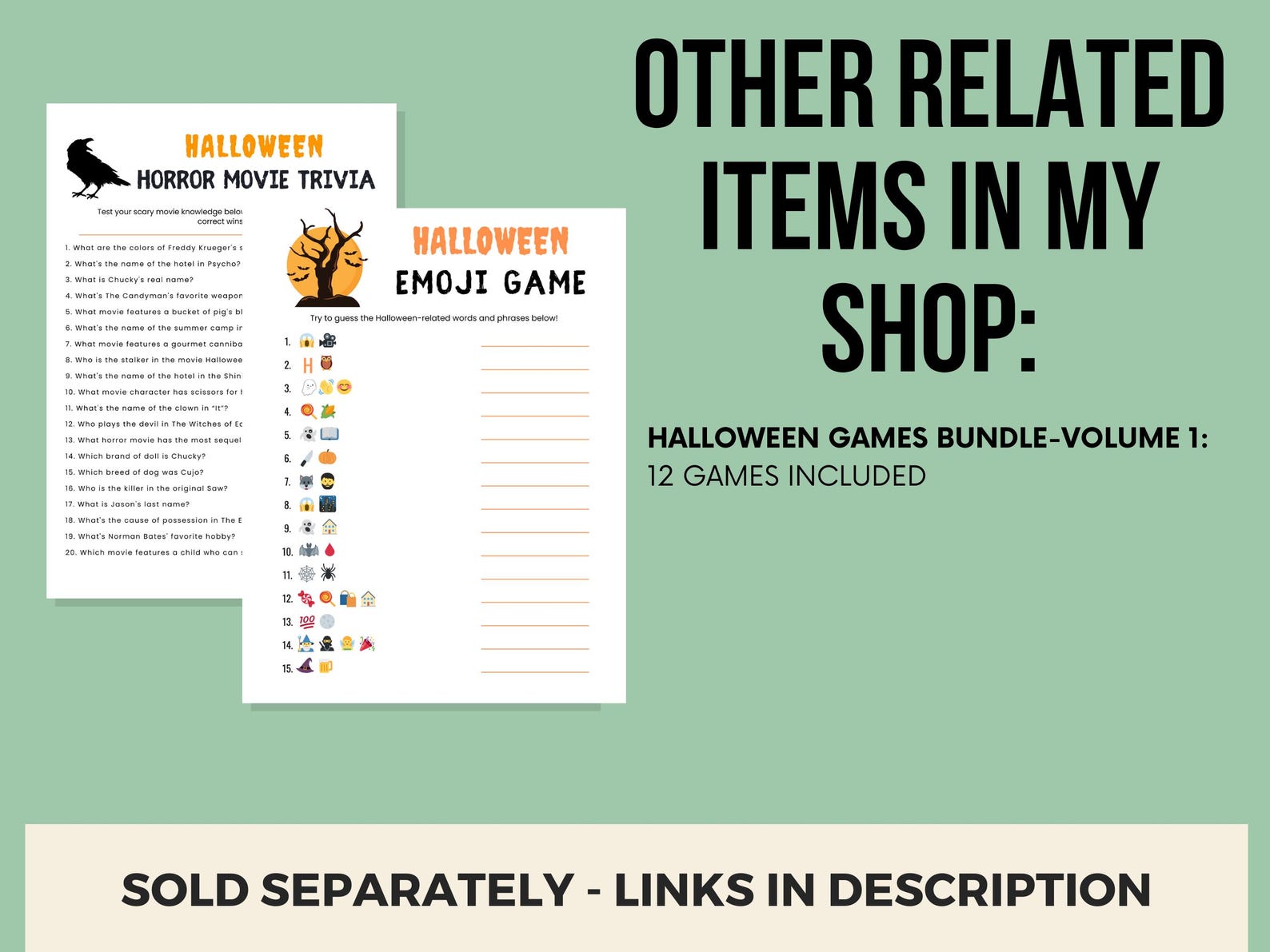 Printable Halloween Word Scramble Game | Spooky Party Games for Kids ...