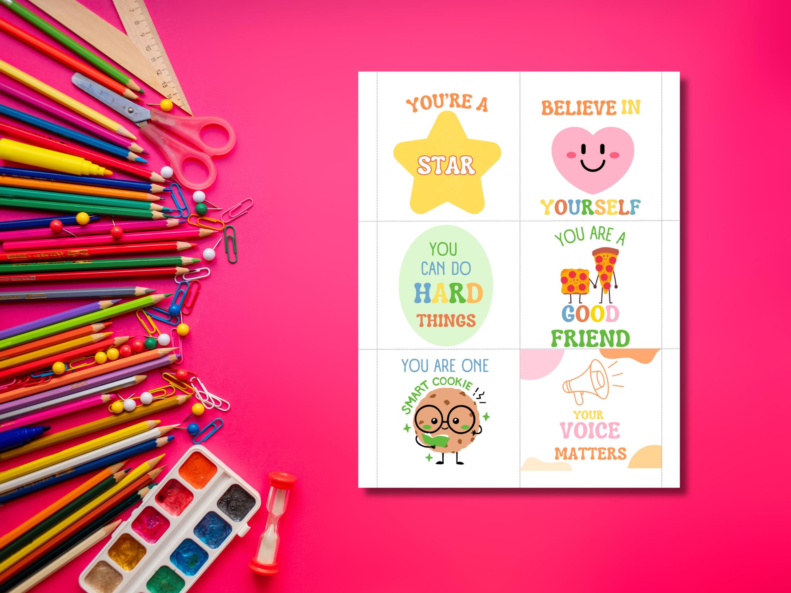 Lunch Box Notes | Printable Messages for Kids - Etsy