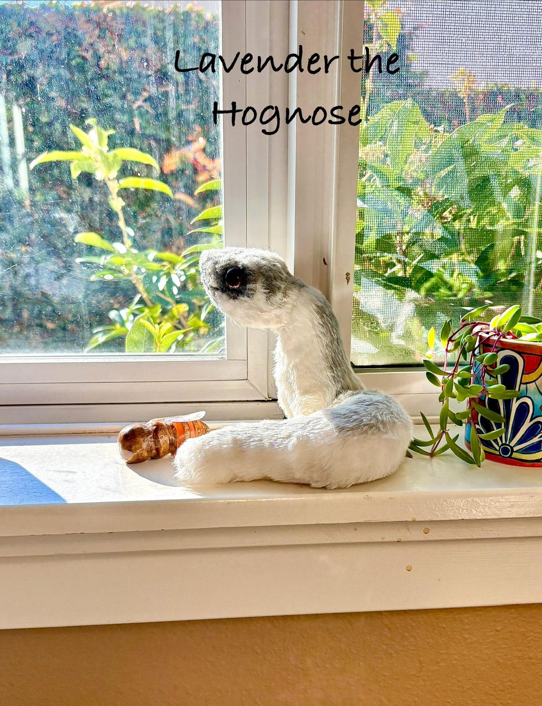 Handmade Fluffy Hognose Snake-ooak Fully Posable Art Doll-hand Sculpted ...