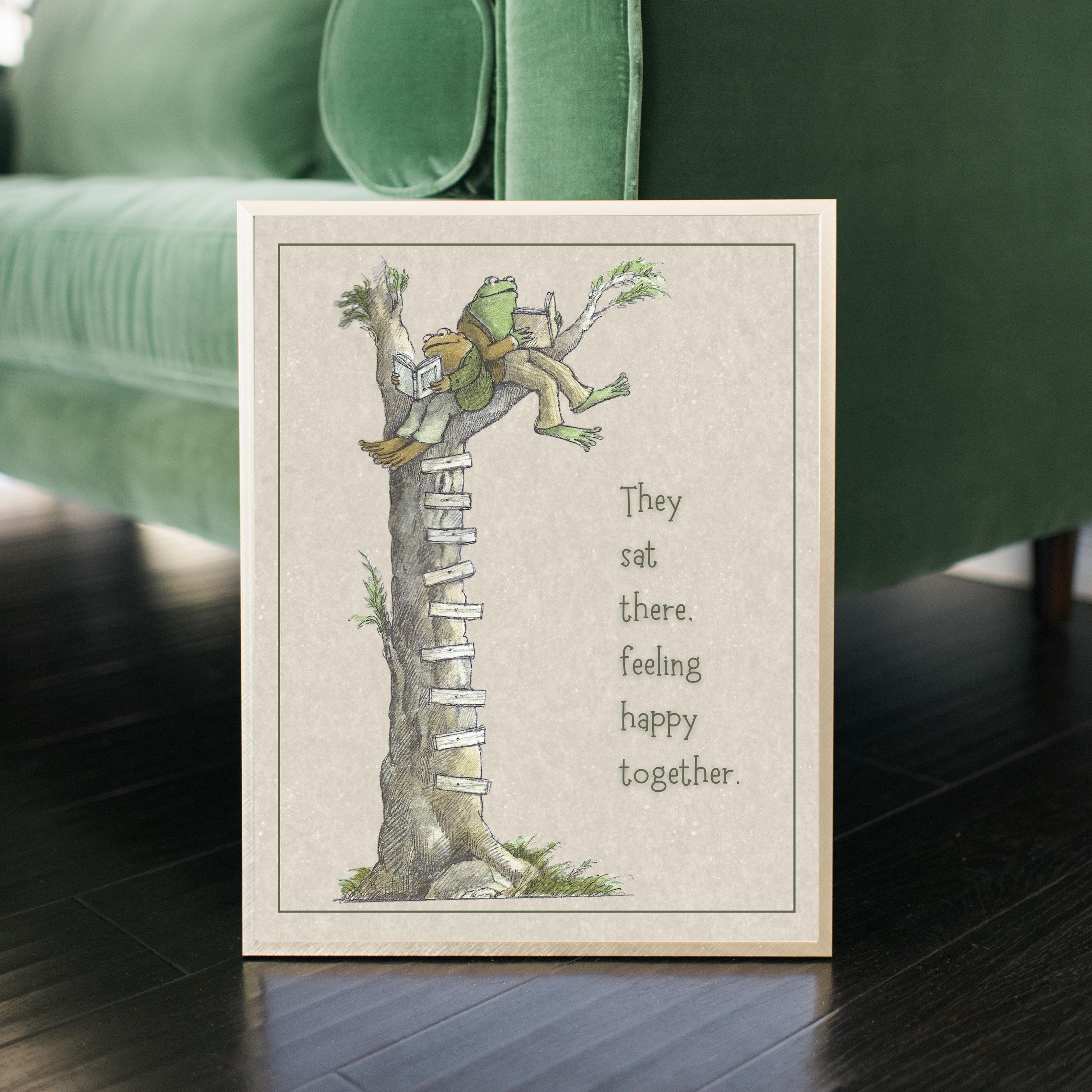 Classic Frog and Toad Digital Print | Whimsical Friend Quote Wall Art ...