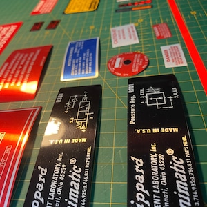 Proton Pack Vinyl Metallic Haslab Decal Stickers Waterproof Foil ...