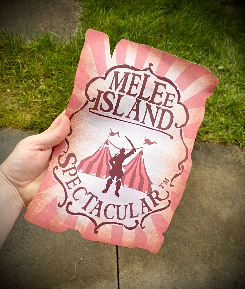 Melee Island Sea of Thieves Inspired Monkey Island Poster Canvas Prop ...