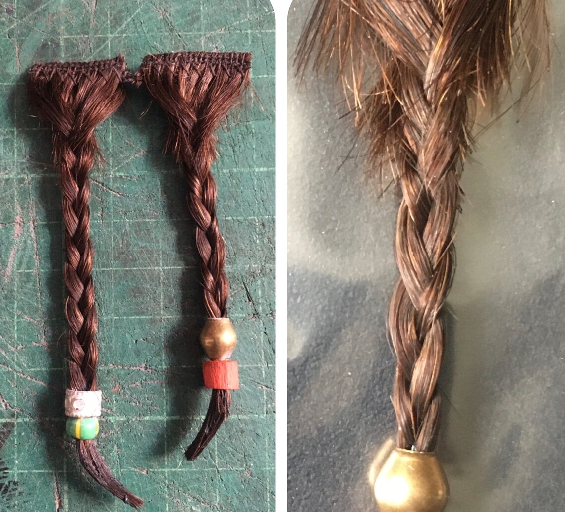 Beard Braids Captain Jack Sparrow Improved Handmade Glue in - Etsy